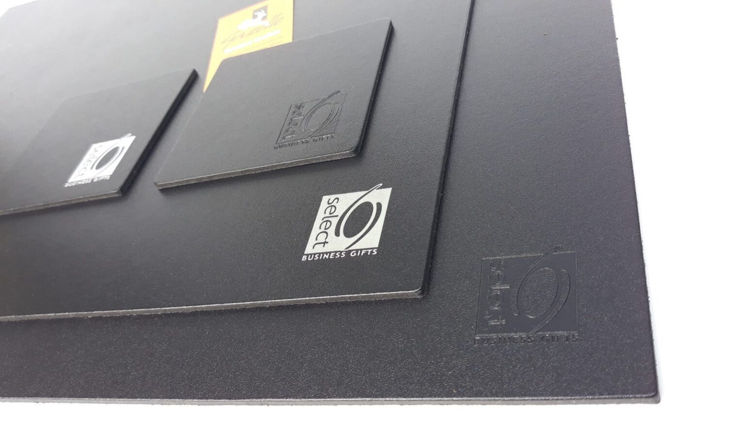 Branded Boardroom Desk Mats & Coasters - Conference Table Mats